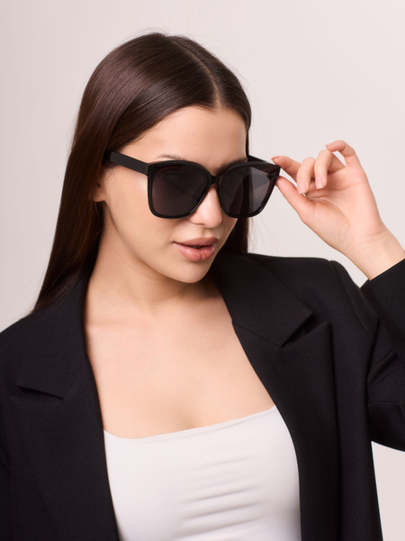 Солнцезащитные очки женские, оправа кошечки, защита от ультрафиолета UV400,стильные купить на ...