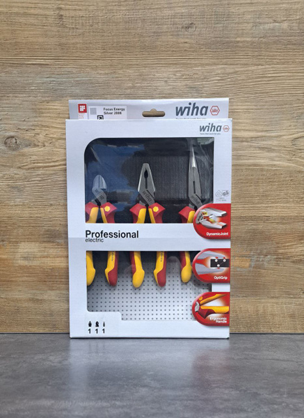 Набор плоскогубцев Wiha 38637 VDE 3 предмета купить на OZON по низкой ...