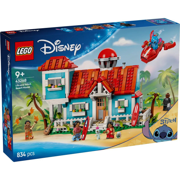 Lego 43268 Disney Пляжный домик Лило и Стича купить на OZON по низкой ...