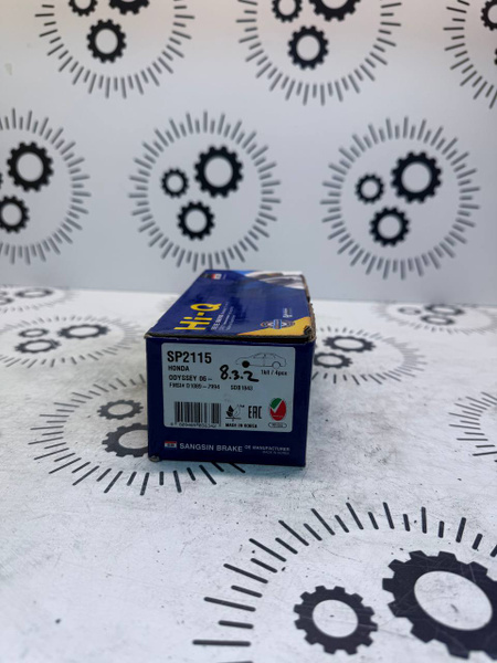 Передние тормозные колодки Hi-Q SP2115 HAVAL F7/HONDA CR-V 2.0-2.2 07 ...