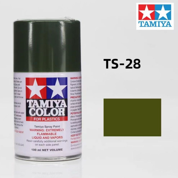 Tamiya TS-28 Матовый оливково-зеленый краска-спрей 100 мл купить на ...