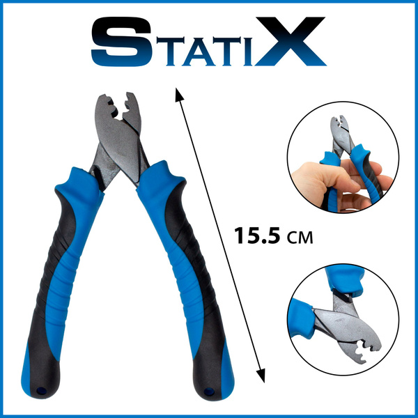 Пассатижи обжимные для рыбалки, для поводков StatiX 15,5 см купить c доставкой на OZON по низкой ...