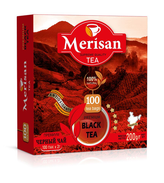 Чай черный индийский Премиум пакетированный 100пак. купить на OZON по ...