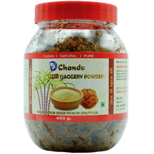 Тростниковый сахар неочищенный россыпь Чанда Gur (Jaggery powder ...
