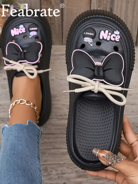 Сабо Женский Feabrate EVA, размер 40, 41 Легкая модель, Мягкая стелька Без каблука Перфорация ...