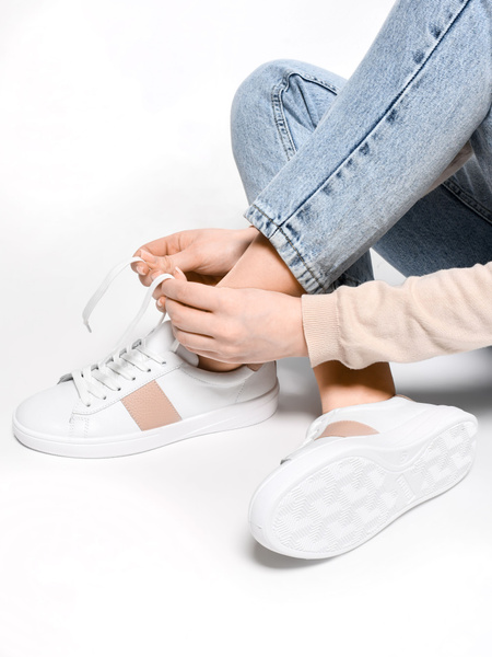 Кеды Женский BELWEST Натуральная кожа, размер 38 G На любой сезон Шнурки Беларусь купить c ...