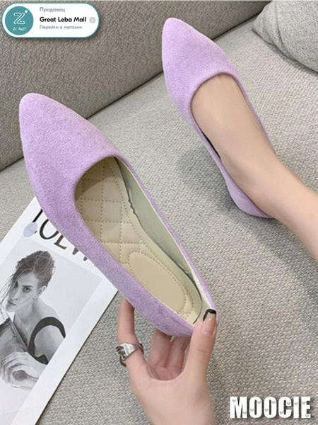 Балетки Женский MOOCIE, размер 39 с острым носом Закрытый нос, Заострённый нос купить c ...