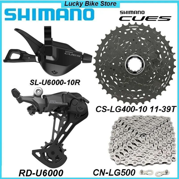 Shimano Cues U6000, группа 1x10, переключение SL-R/RD-U6000 (Без окном), кассета CS-LG400 11-39T ...