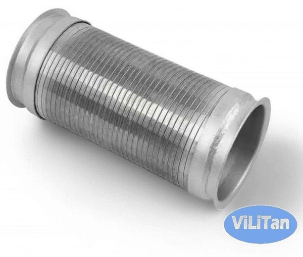 Гофра глушителя с фланцами VILITAN, диаметр 80/90 мм, длина 285 мм ...