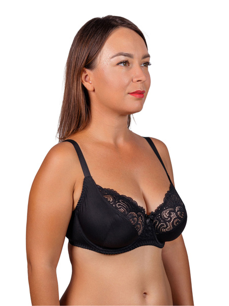 Бюстгальтер Женский Milavitsa классическая чашка, размер 95C черный Трикотаж Повседневный Китай ...
