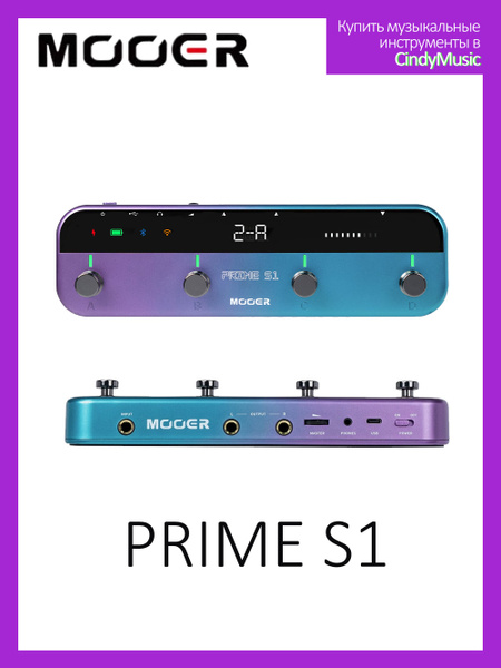 Mooer Prime S1 Интеллектуальная гитарная педаль мультиэффектов с ...