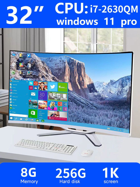 Характеристики Rus Win 32" Моноблок Русская клавиатура, русская система (Intel Core i7-2630QM ...