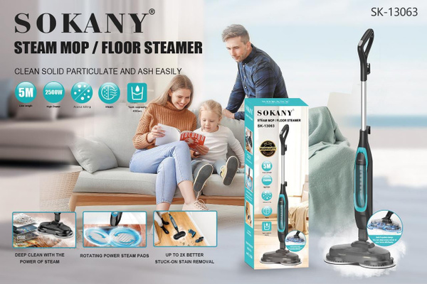 Паровая швабра Yart ys_steam_mopt_sokany_sk13063, светло-зеленый купить c доставкой на OZON по ...