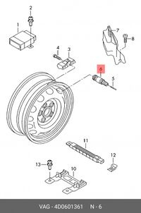 Клапан, металлический AUDI/VW купить на OZON по низкой цене (2027446624)