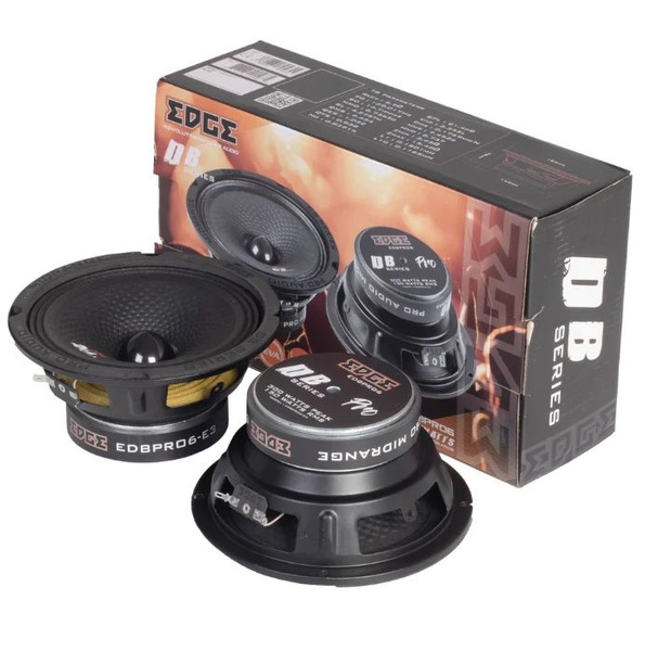 Колонки автомобильные EDGE EDBPRO6-E3 16 см, среднечастотные динамики 2 шт купить на OZON по ...
