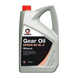 Comma 80w90 gear oil ep (5l)_масло трансм!/api gl-4, api gl-3, ford sq ...