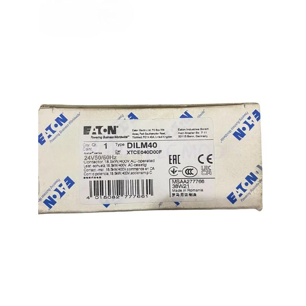 Новый Контактор EATON DILM40 купить на OZON по низкой цене (2076087992)