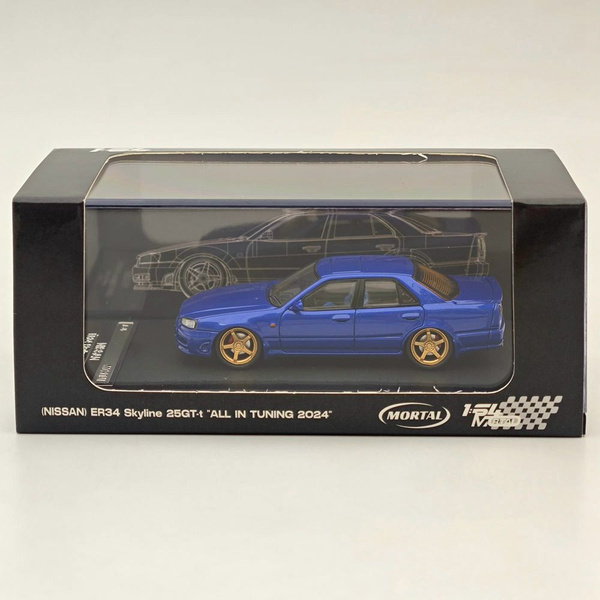 Машинка модель Mortal 1/64 NISSAN Skyline URAS ER34 Low Lying LIMITED ...