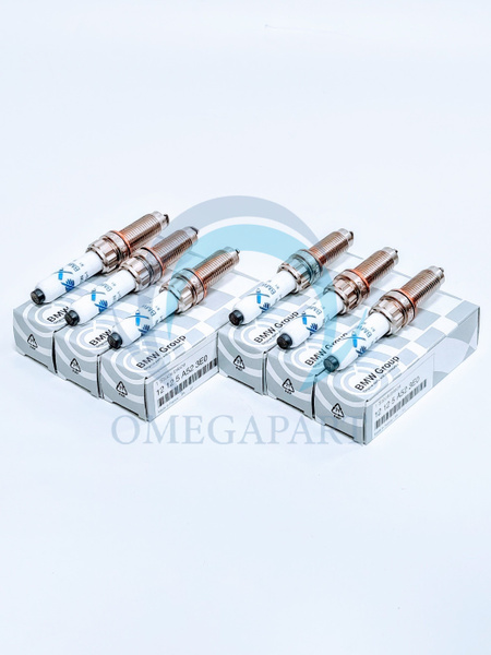 Свеча зажигания, комплект 6 шт., BMW 12125A523E0 купить на OZON по ...