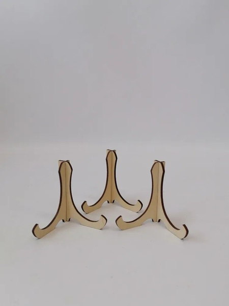 3 шт. Подставка деревянная, малая, "Бесцветная", арт P005 купить на OZON по низкой цене (1122928688)