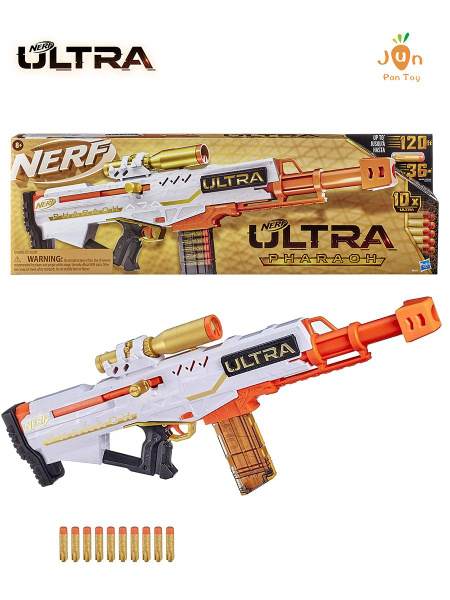нерф бластеры, hasbro Nerf Ultra Pharaoh / Детский игрушечный пистолет Бластер с премиальными ...