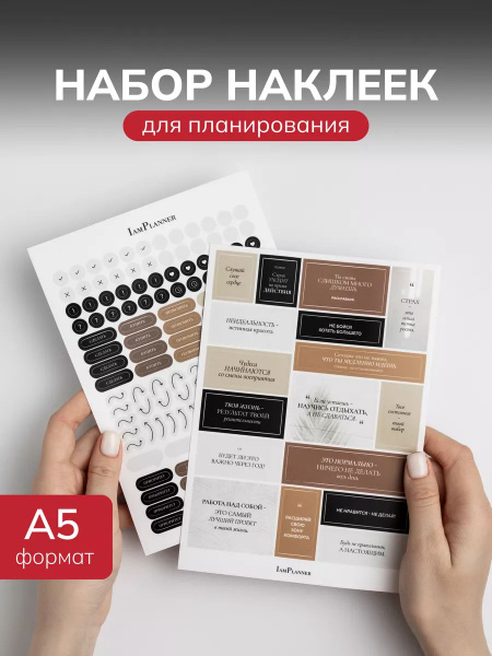 IamPlanner Наклейки для планирования, листов: 2 купить на OZON по ...