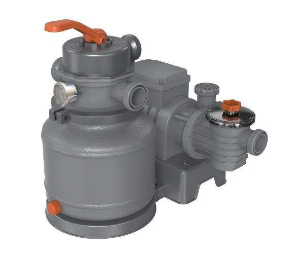 Песочный фильтр-насос STERMAY 57006, 250w, 8,7/6,8 м3/ч, таймер ...