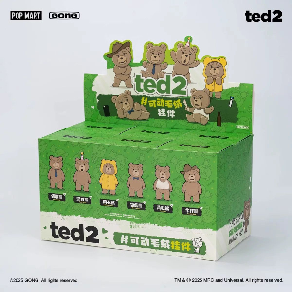 Коллекционная фигурка Слепая коробка POPMART Resonance "Ted2" Teddy ...