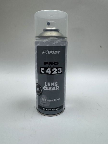 Лак HB BODY Lens Clear автомобильный для восстановления фар (аэрозоль ...