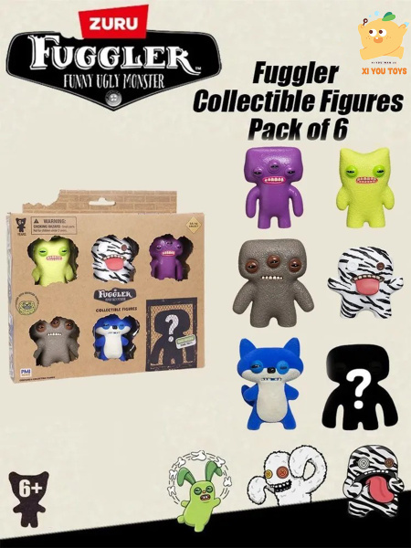 Fuggler Collectible Figures Pack of 6 / Коллекционные Фигурки ...