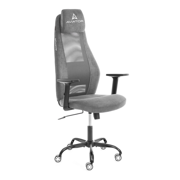 Компьютерное кресло TetChair AVIATOR PLT metalBL, ткань, серый купить на OZON по низкой цене ...