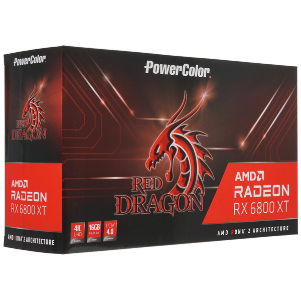 Видеокарта PowerColor Radeon RX 6800 XT, 16 ГБ PCI Express 4.0 AXRX ...