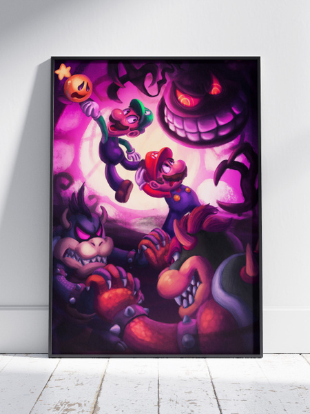 Постер HEAVEN POSTER Люди, Арт Super Mario 3, 42 30 купить c доставкой ...
