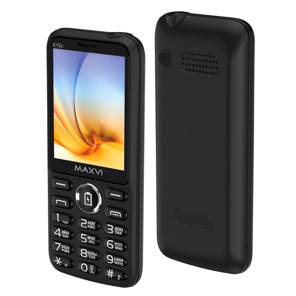 Сотовый телефон Maxvi K15c black купить на OZON по низкой цене (2763515043)