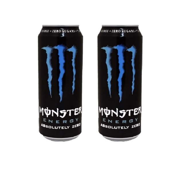 Напиток энергетический Monster Energy Absolut Zero, 500 мл х 2 шт ...