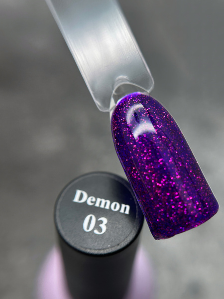 Гель-лак с шиммером Demon 03 SOLAlove, 10мл - купить с доставкой по ...