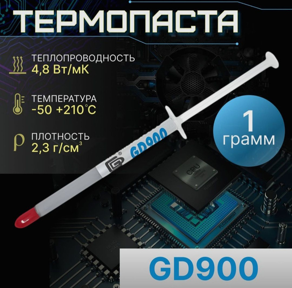 Термопаста STEEL GD-900 купить по выгодной цене в интернет-магазине ...
