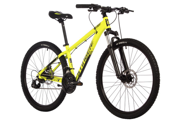 Велосипед STINGER 26" ELEMENT EVO зеленый, алюминий, размер 14 ...