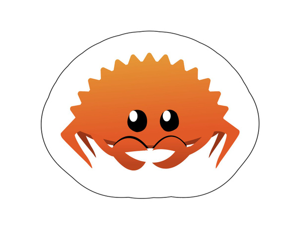 Стикер на ноутбук "Ferris / язык программирования Rust" - купить с ...