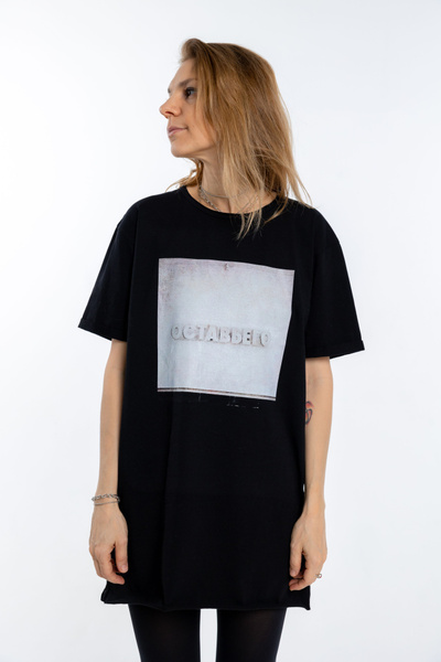 Футболка Agnix размер универсальный цвет черный 100 хлопок купить