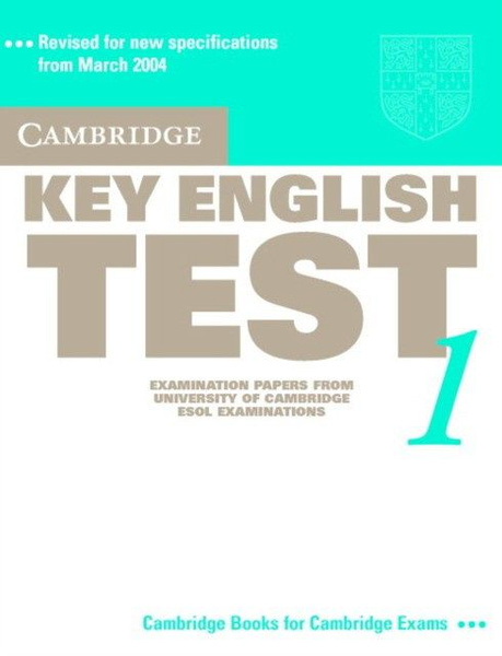 Cambridge Key English Test 1 Student's Book | Cambridge ESOL - купить с ...