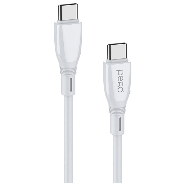 Кабель Pero DC11 PD Type-C - Type-C 60W 1m White PRDC-11TT1MW - купить ...