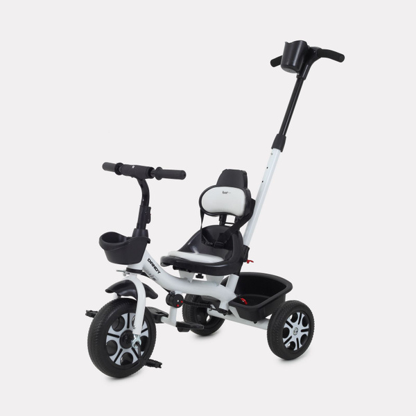 Велосипед детский трехколесный с родительской ручкой Rant basic Dandy RB252, White - купить с ...