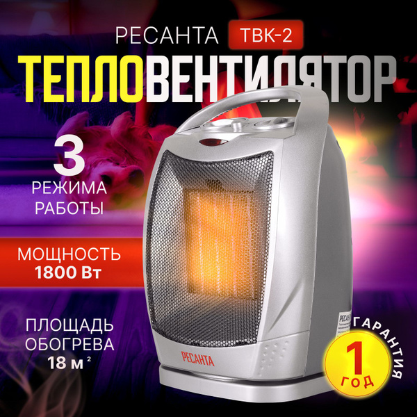 Тепловентилятор ТВК-2 Ресанта - купить с доставкой по выгодным ценам в ...