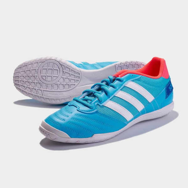 Бутсы для футзала adidas, 47, голубой, белый - купить по выгодной цене ...