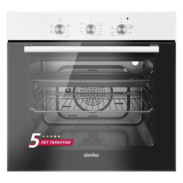 Simfer Электрический духовой шкаф встраиваемый / 5 режимов работы, верхний и нижний нагрев ...