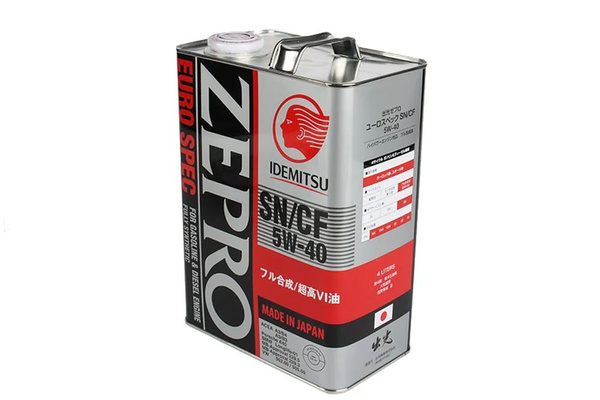Масло моторное Gas&Oil zepro euro spec 5W-40 Синтетическое 4 л 1849004 ...