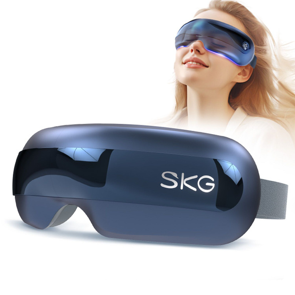 SKG Eye Massager с подогревом и Bluetooth, массажер для глаз с музыкой и окном для зрения ...