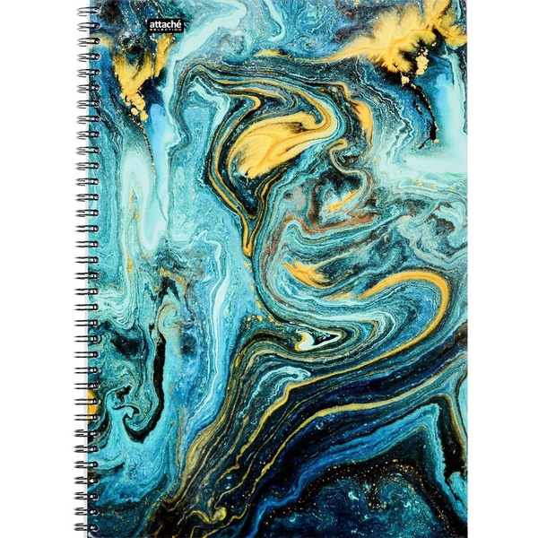 Бизнес-тетрадь Attache А4, 96 листов, клетка, Selection Fluid, бирюзовый - купить с доставкой по ...