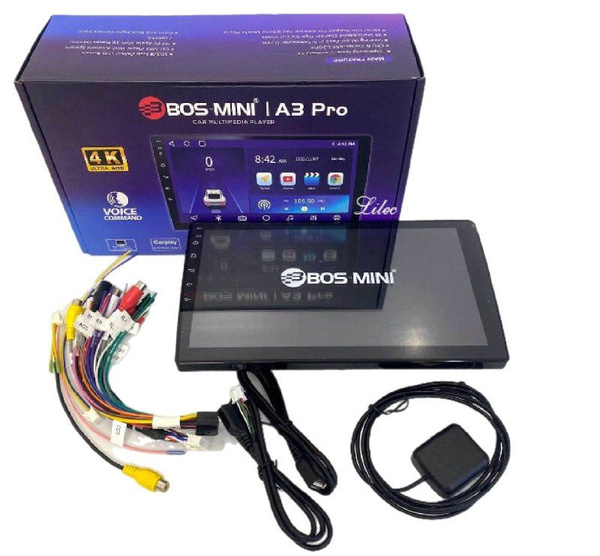 Автомагнитола BOS-MINI A3 PRO 55W 2/32GB Android 12 CarPlay Wi-Fi ...